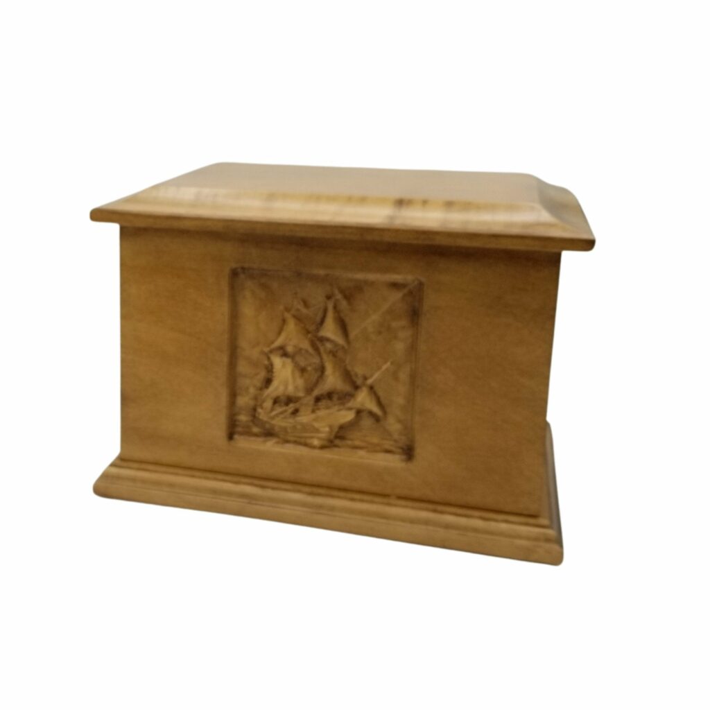Groton Maple Mayflower Urn with a Huguenot Satin Finish | The Vermont ...