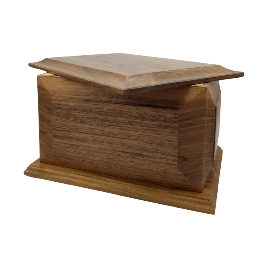 Chester Walnut Rental Urn with a Natural Satin Finish | The Vermont Urn ...